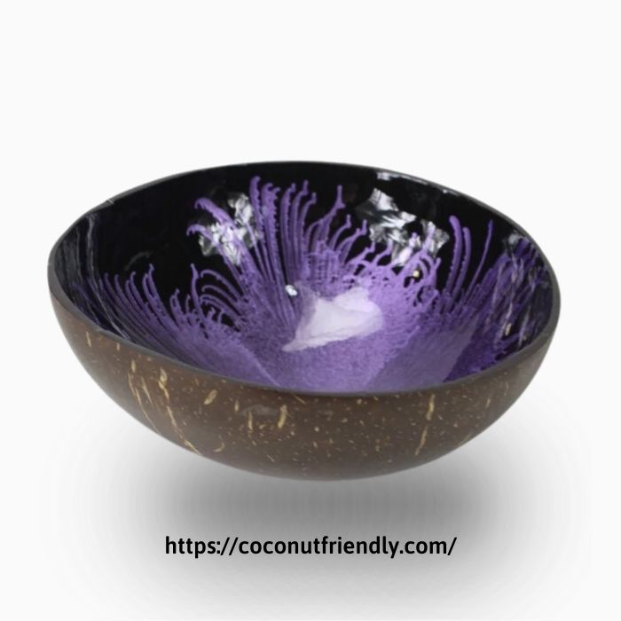CF 8617 Lacquer bowls with hand painting color - Welcome